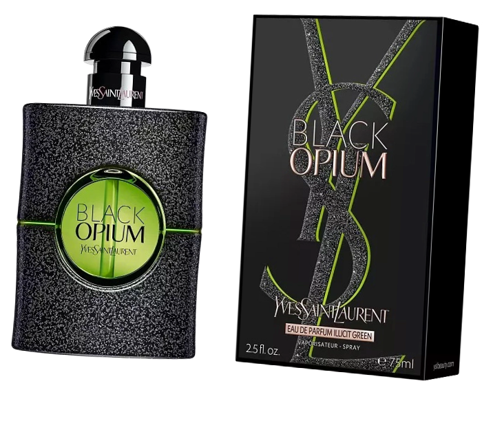 Ysl Black Opium Illicit Green 75 мл женские духи - Ив Сен Лоран Блек Опиум Иллисит Грин