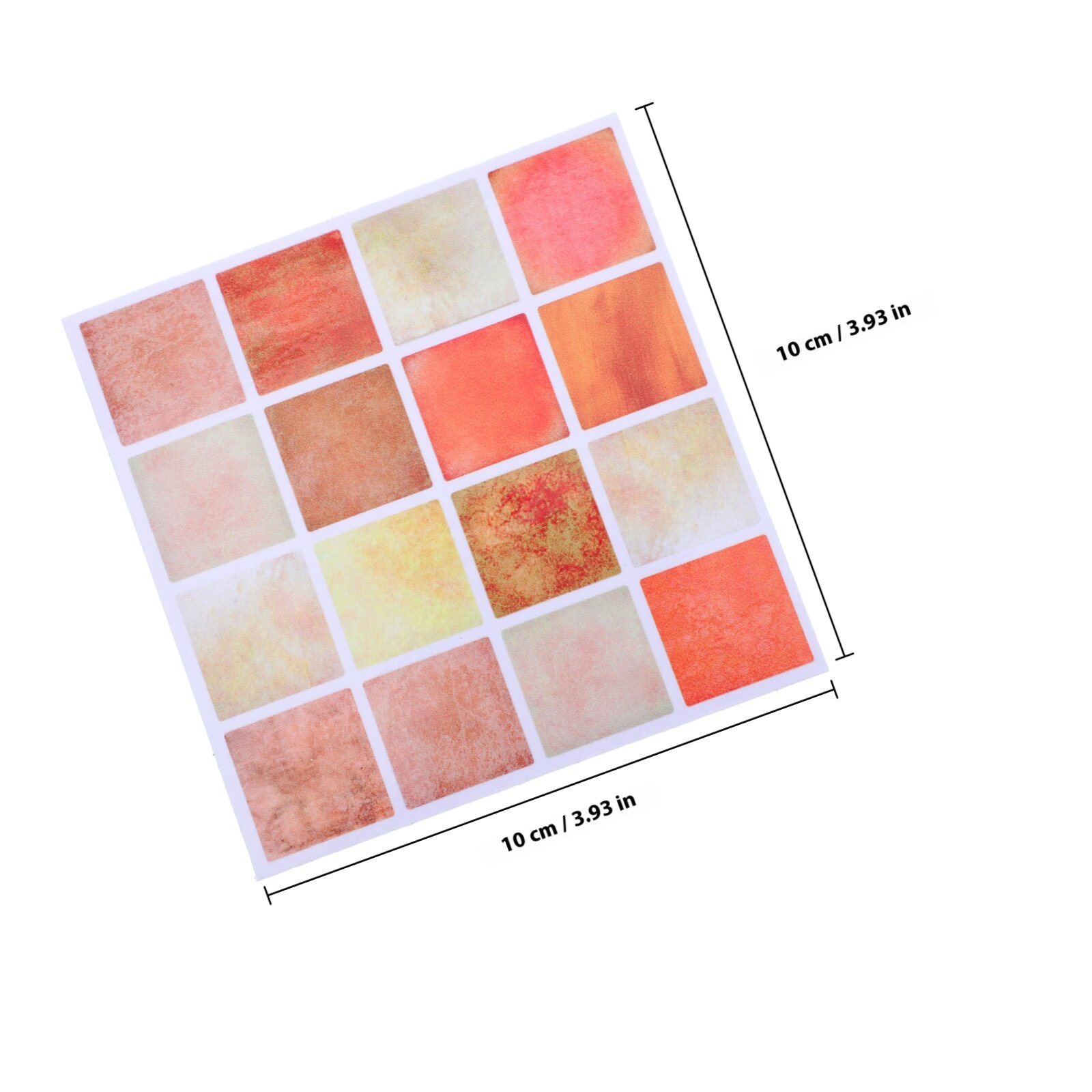 30PCS Самоклеящаяся Мозаика Для Кухни И Ванной 10.00X10.00X0.10Cm