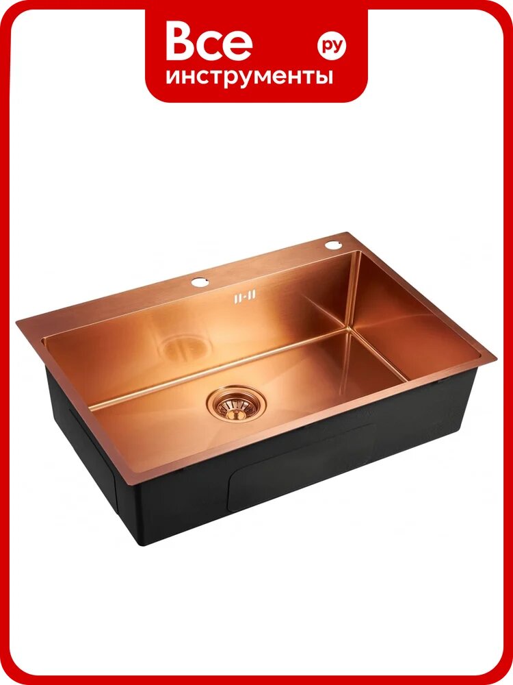 Мойка универсального монтажа EMAR EMB-125A PVD Nano Coppery