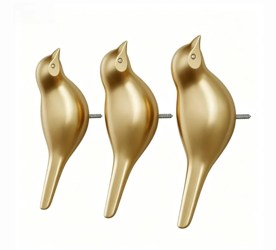 Крючок VIBRATITE из смолы в форме птицы 3pcs