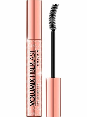Тушь для ресниц Eveline Cosmetics Volumix Fiberlast Rose, розовый, 9 мл