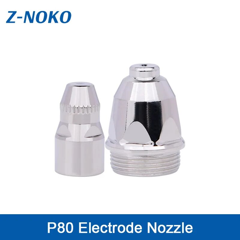 ZNOKO P80 Сопла для плазмы, 1.7 мм, 40A-100A