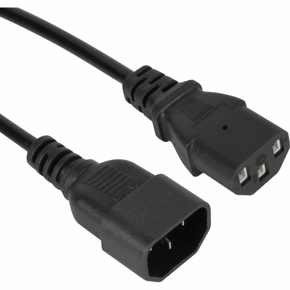 Кабель монитор - комп 1.8 м 220V (UPS -> устр) 3Gx0.5mm, iOpen ACE001-1.8M, 2390356