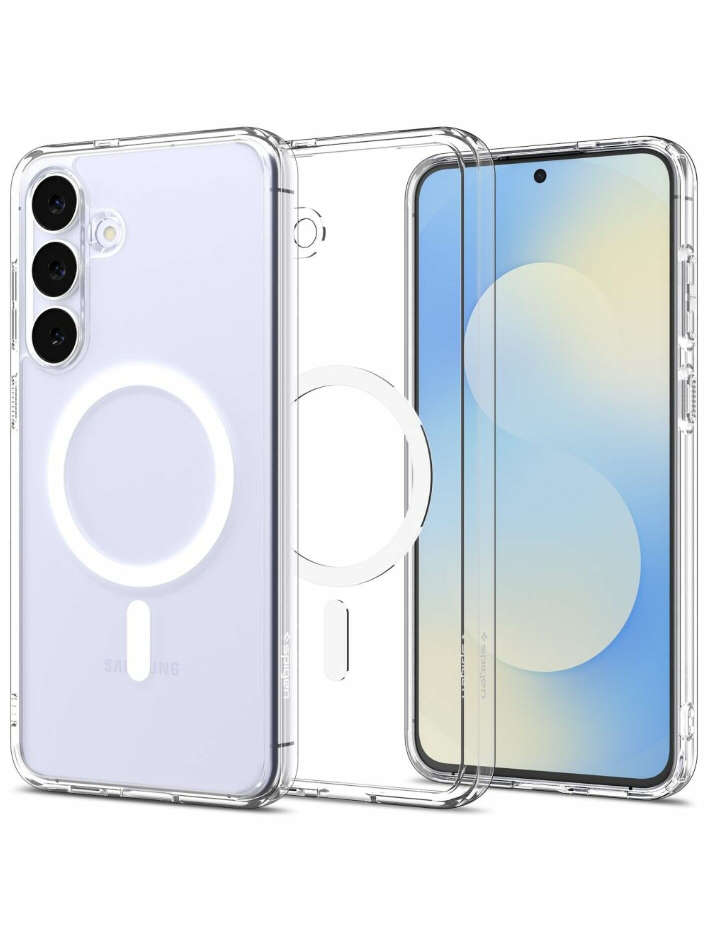 Чехол на Samsung Galaxy S25 FE, Spigen Ultra Hybrid Magsafe (ACS10027), противоударный, бортики для защиты камеры и дисплея