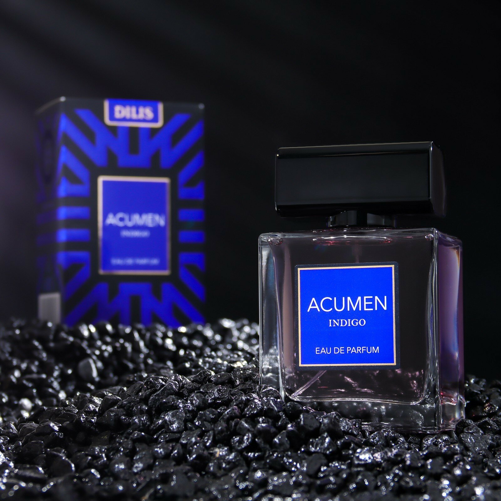 DILIS Парфюмерная вода мужская Acumen Indigo men 100 мл, древесный аромат