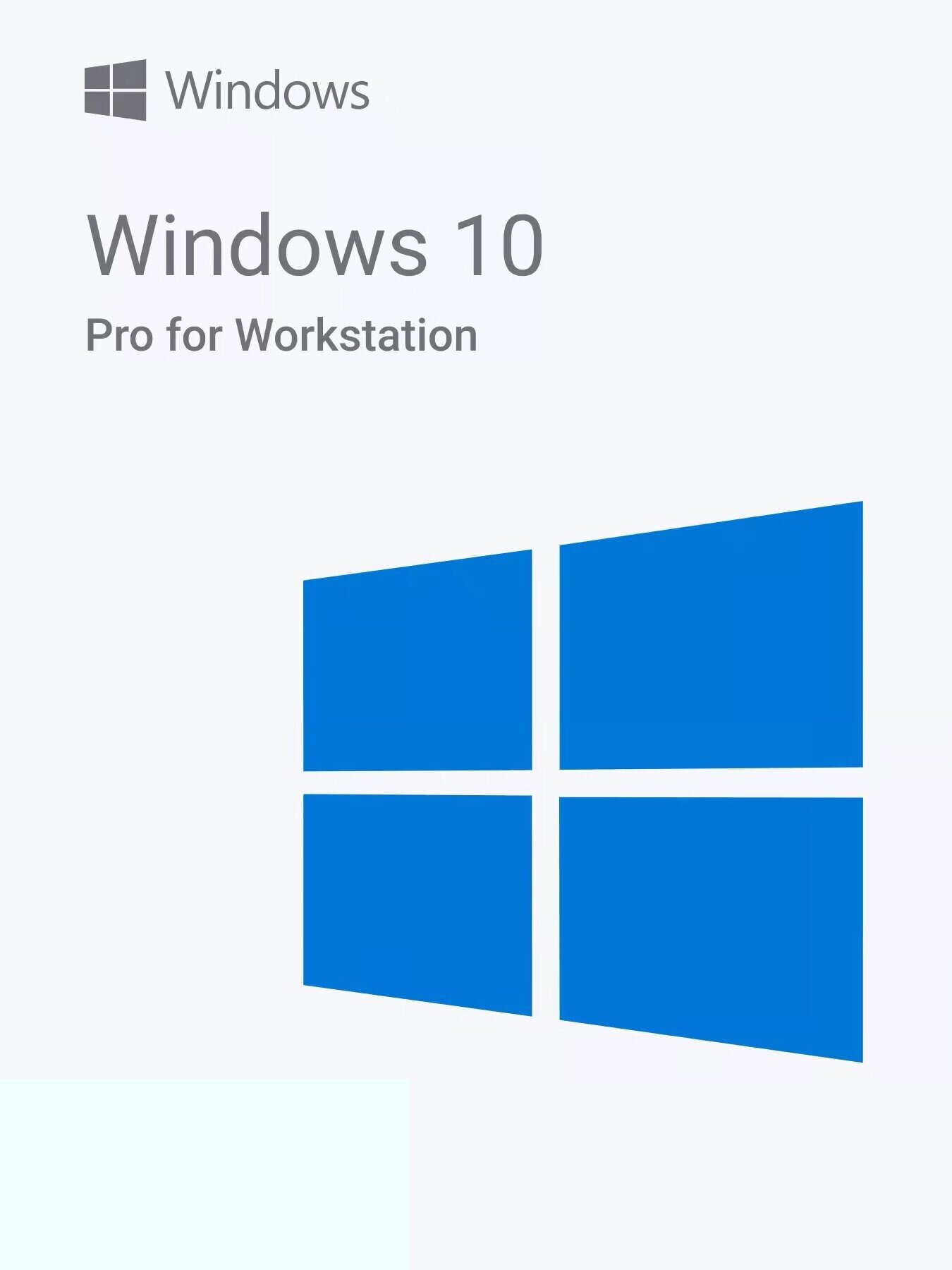 Ключ активации Microsoft Windows 10 Pro Workstation, 64-бит, для ПК, русский язык для 1 устройства