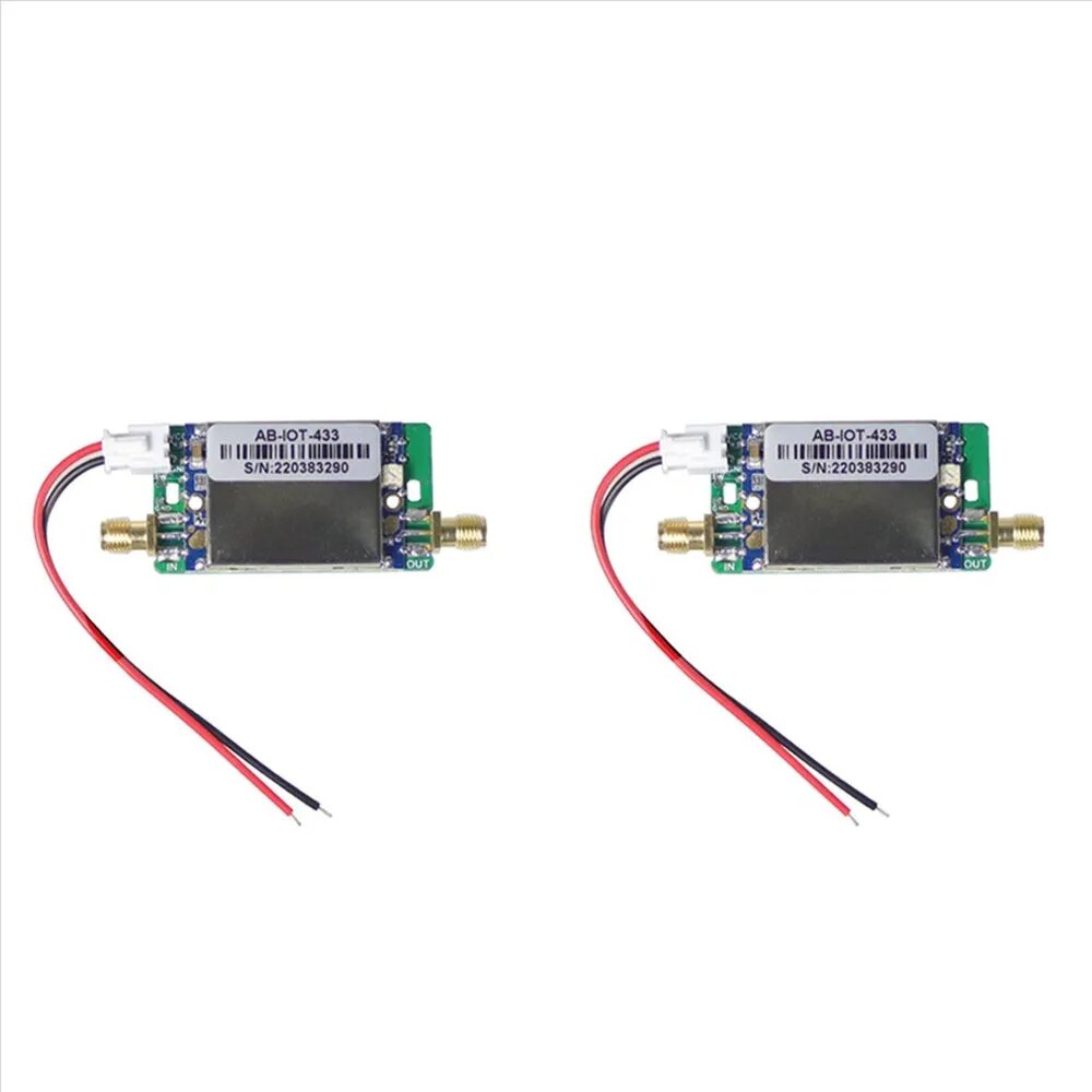 2X Усилитель сигнала Lora 433 МГц, передача и прием, двухсторонний усилитель мощности Модуль усиления (433 МГц SMA)