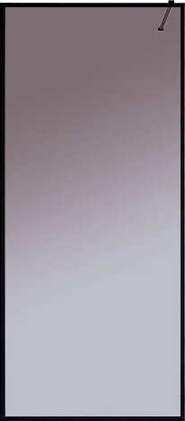 Душевая перегородка Veconi Korato KR81BT-70-05-C8 70 см, стеклянная, черная
