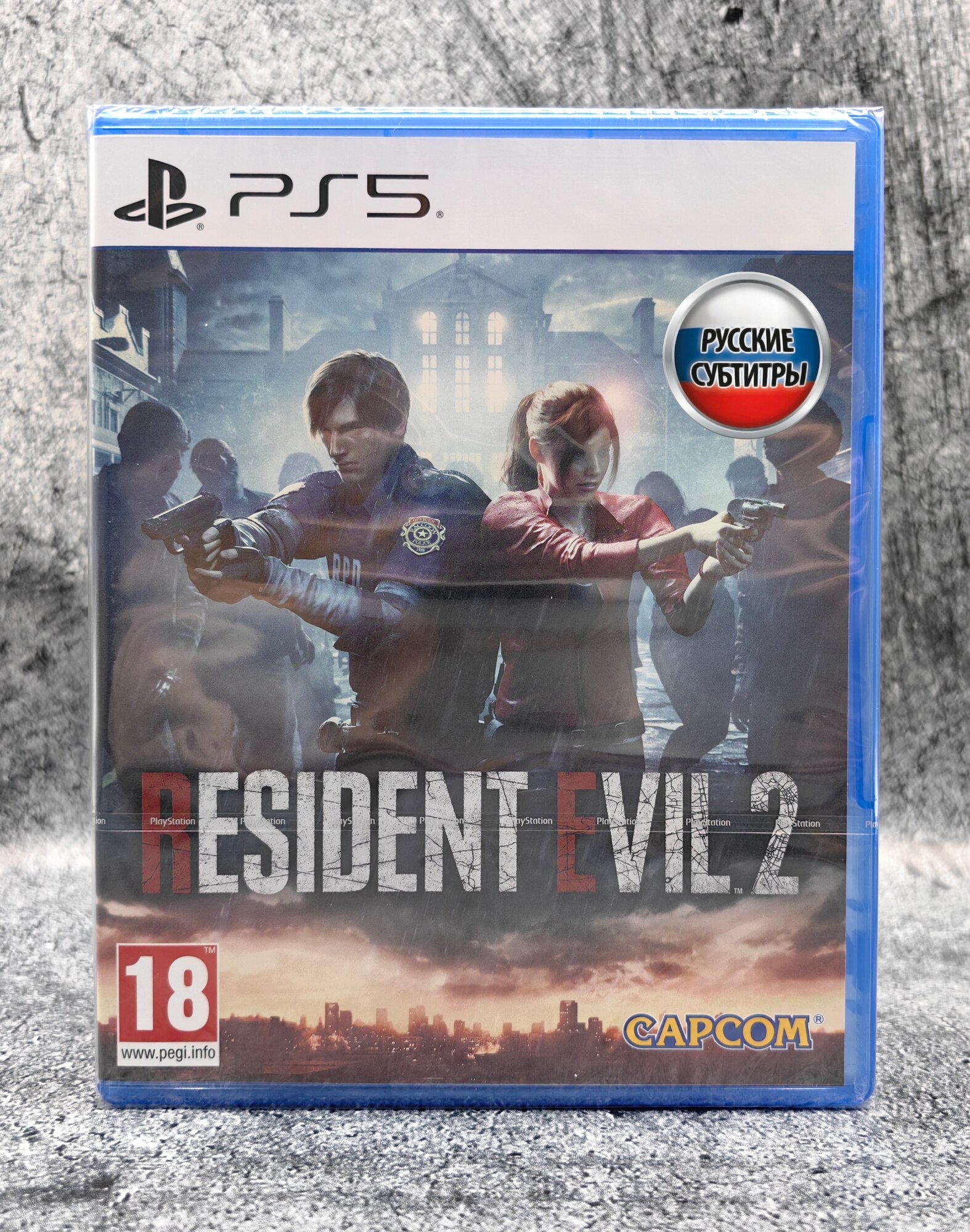 Игра Resident Evil 2 remake на PS5, видеоигра для PlayStation 5, диск
