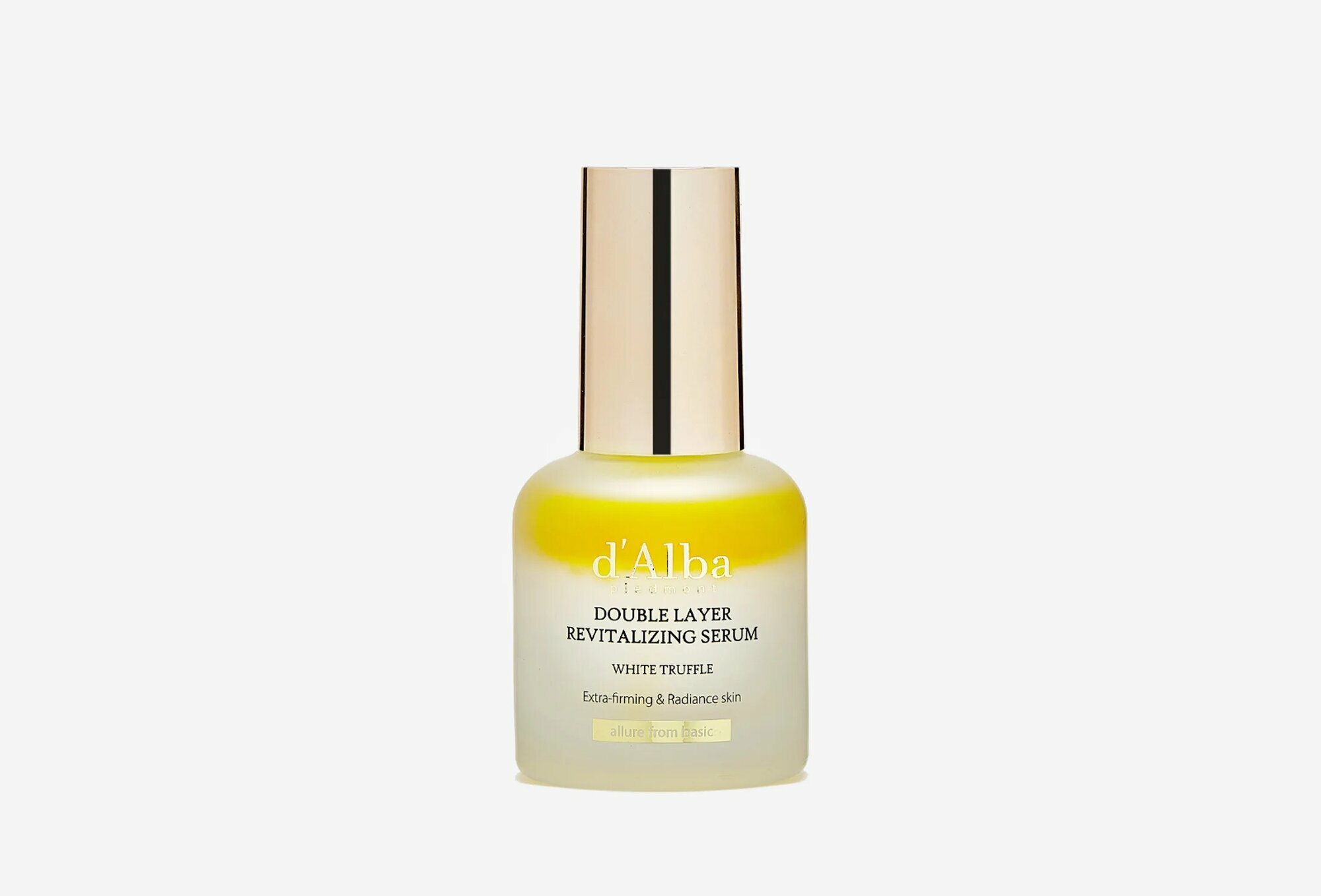 Премиум сыворотка для придания энергии и тонуса D'ALBA White Truffle Double Layer Revitalizing Serum 30 мл прозрачный