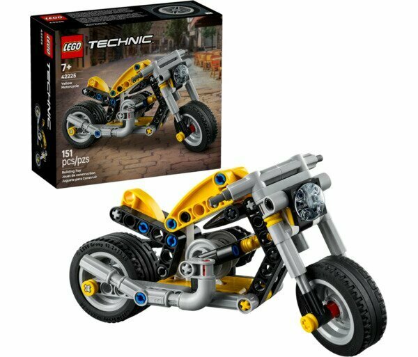 Конструктор LEGO Technic 42225 Желтый мотоцикл (Lego 42225)