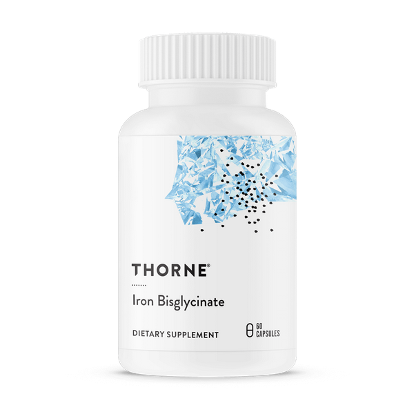 Thorne research железо бисглицинат 60 шт. капсулы массой 300 мг
