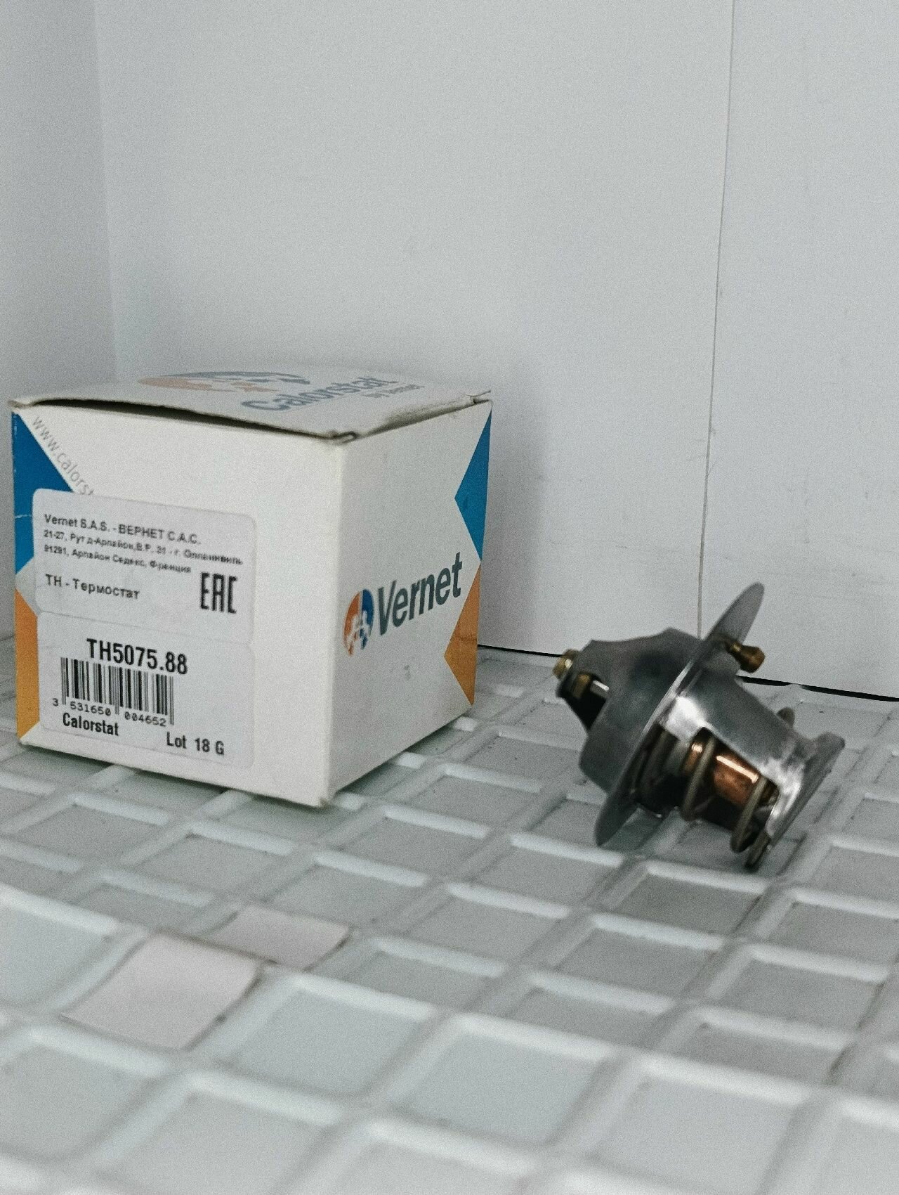 Термостат 88C Vernet TH5075.88 BP6F-15-171A 25500-33050 21200-HC430 DAIHATSU HONDA MAZDA MITSUBISHI SUZUKI TOYOTA HYUNDAI