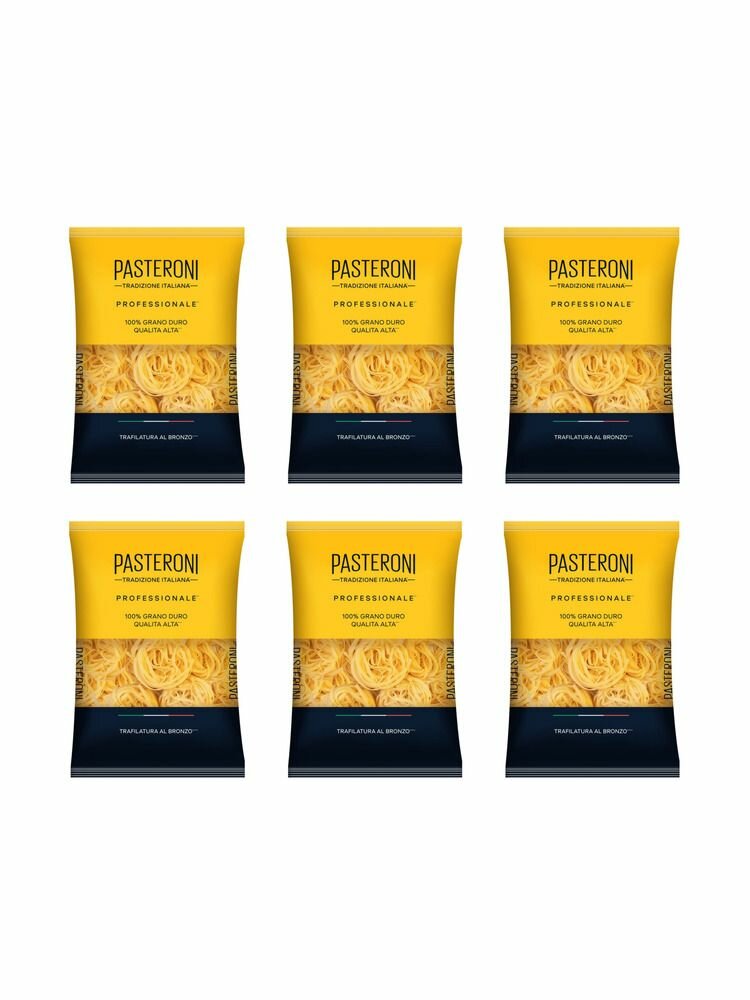 Pasteroni Professionale Макароны Феттучини, 350 г, 6 шт /
