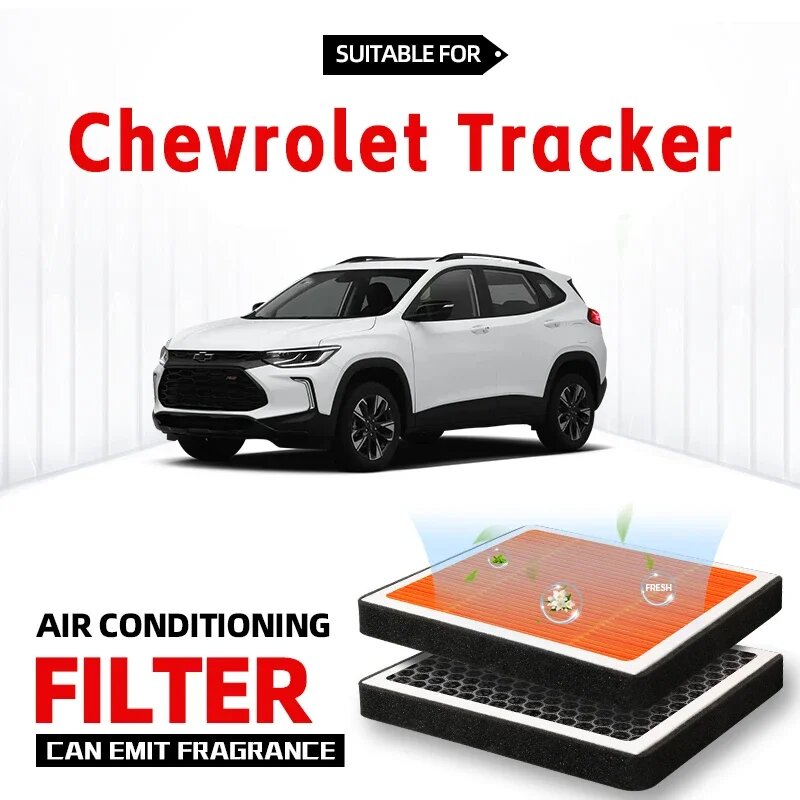 Фильтр салонный для Chevrolet Tracker, воздушный фильтр с активированным углем, фильтр кондиционера с ароматизатором для очистки воздуха в салоне автомобиля.
