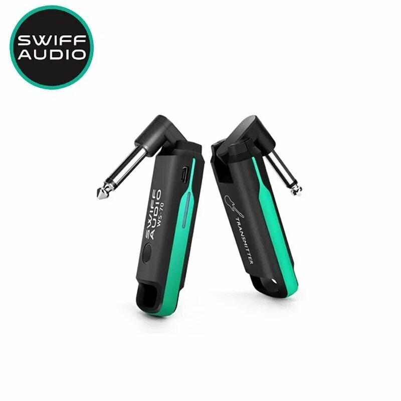 SWIFF Audio WS-70 Беспроводная гитарная система Передатчик и приемник для электрогитары Бас Встроенная перезаряжаемая литиевая батарея