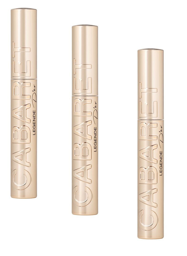 Тушь для ресниц с эффектом объема и удлинения Vivienne Sabo Mascara avec effet volume et allongement “Cabaret legende d’or” тон 01 3шт