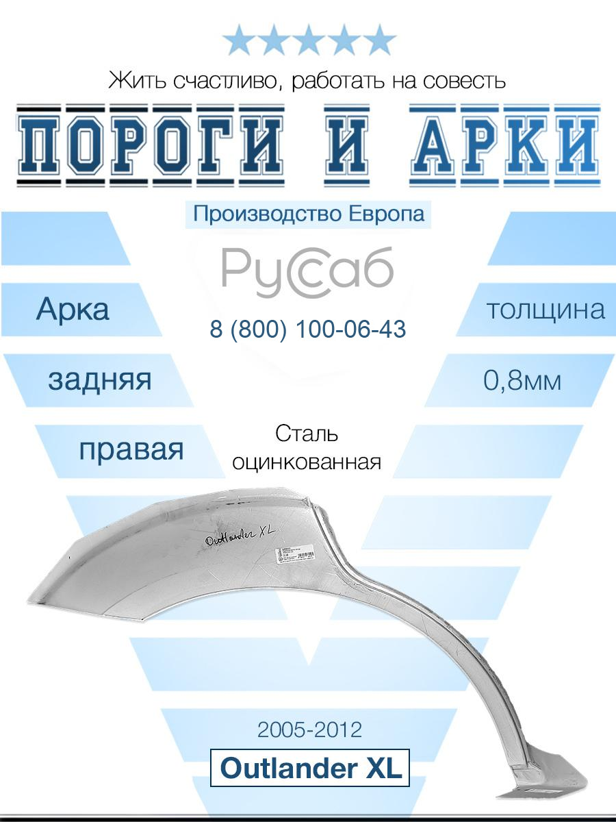 Арка правая для Mitsubishi Outlander XL 2005-2012 (Polcar)