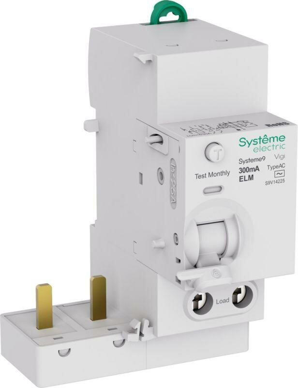 Блок дифференциального тока 2п 25А 300мА тип AC Systeme9 230В SE S9V14225