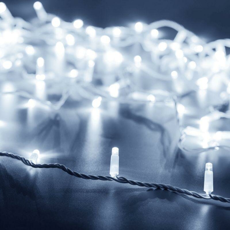 Гирлянда светодиодная ARD-STRING-CLASSIC-10000-WHITE-100LED-FLASH WHITE230В 7Вт IP65 Ardecoled 025812