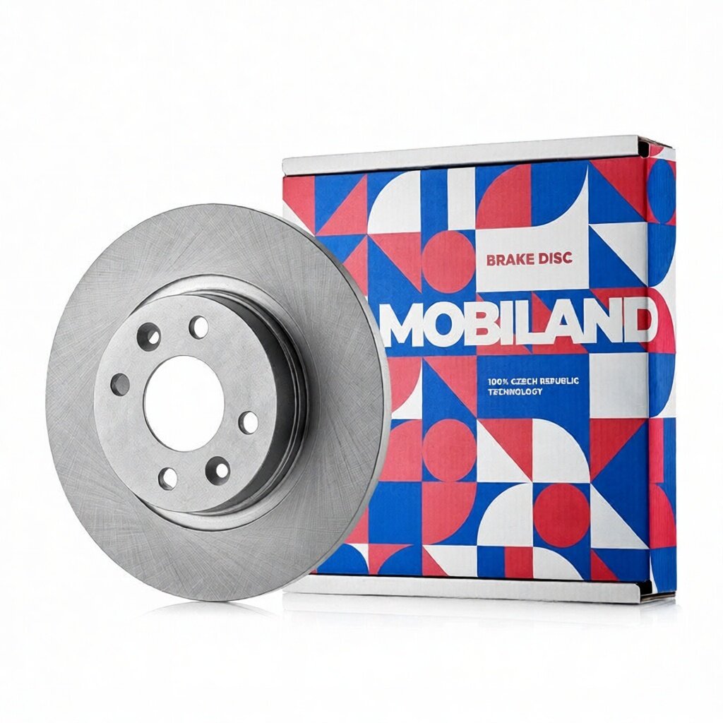 Тормозной диск RENAULT Logan 2004-2015, Sandero, Stepway I, II 416102690 MOBILAND арт. 416102690