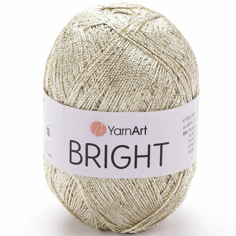 Пряжа Yarnart BRIGHT 101 св. золото (6 мотков)