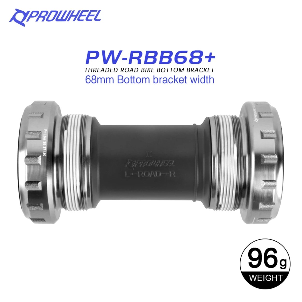 Каретка Prowheel PW-RBB68+ для шоссейного велосипеда, 68 мм
