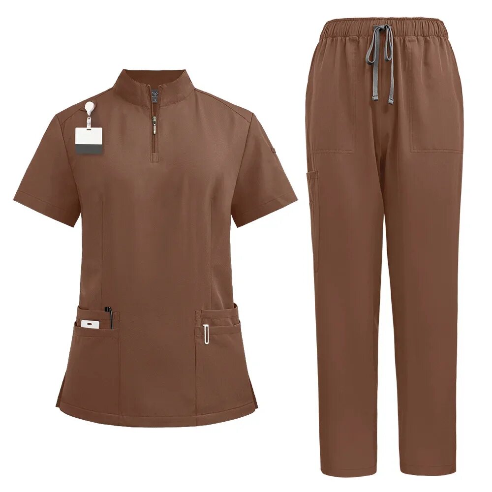 Женский мед костюм коричневый XXL, 42108-Brown