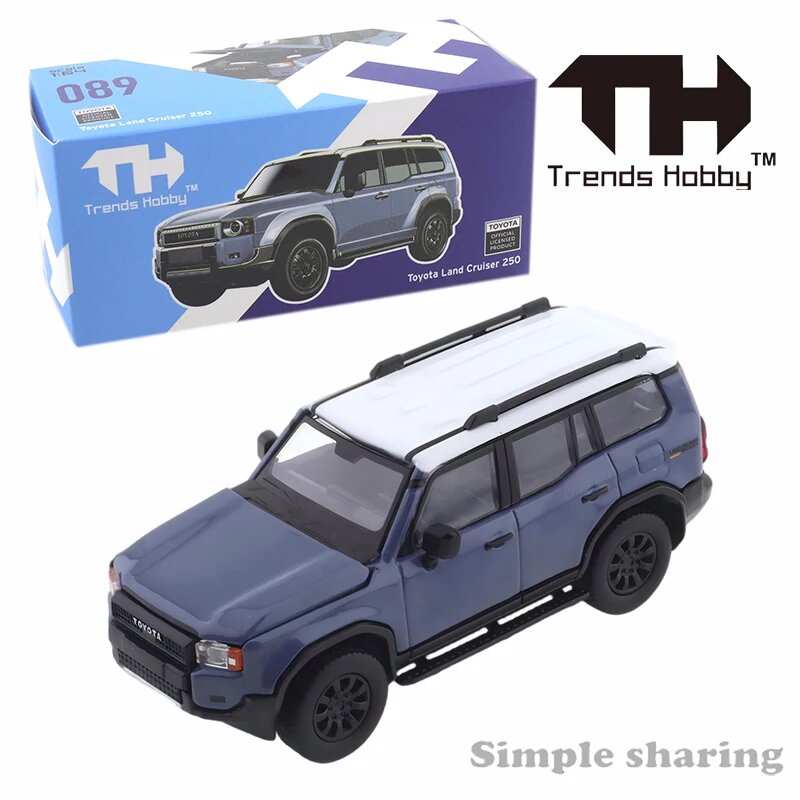 TH Trends Hobby 1/64 Toyota Land Cruiser 250, синий (089)