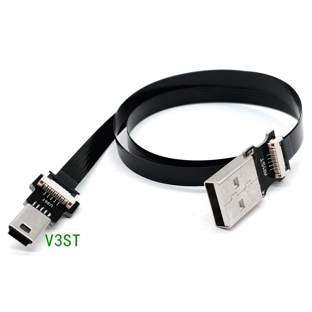 Кабель USB Type-C Mini USB 10см AMST-V3ST — фото 1