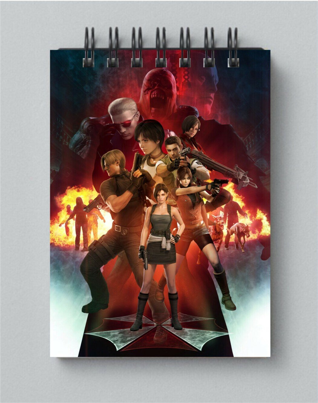 Блокнот MIGOM с принтом А4 "Resident Evil, Резидент Эвил" - 2