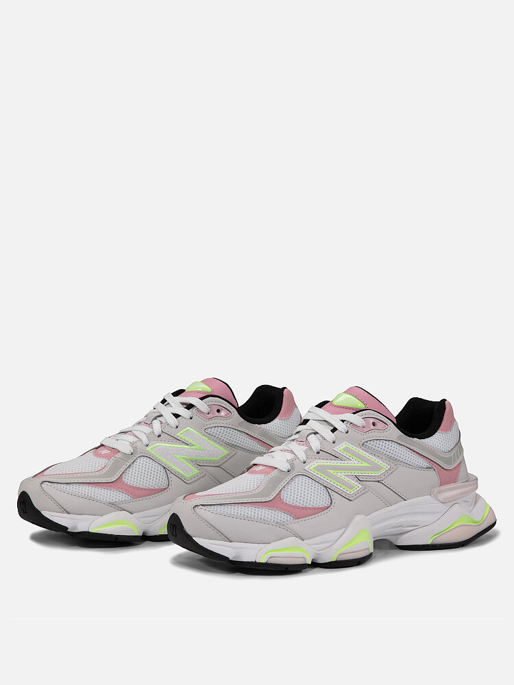 Кроссовки New Balance 9060, полнота 6 (RU)/ на среднюю стопу, размер 36, белый/серый — фото 1