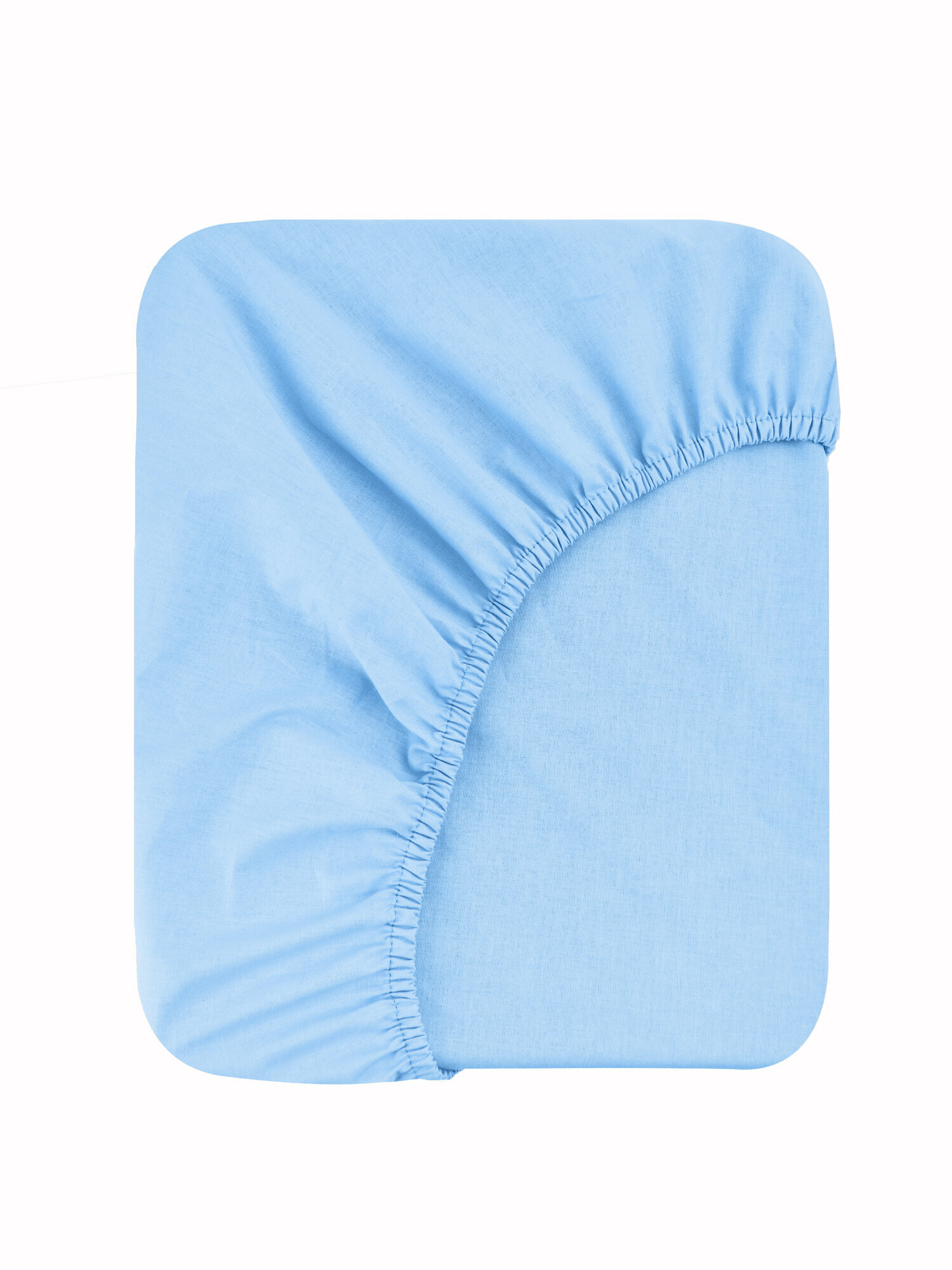 Простыня MORФEUS (морфеус) - Baby Blue (голубой) - 160x200x30 (на резинке) - ранфорс