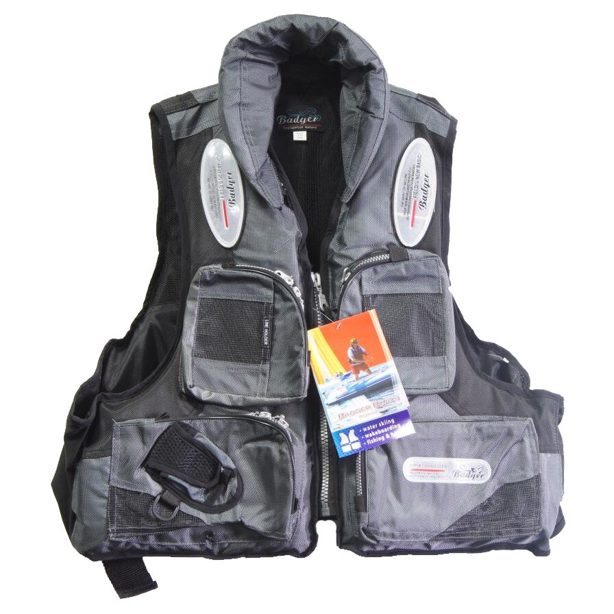Жилет Aqua Sport Grey, серый, размер 46-56, вес до 120 кг