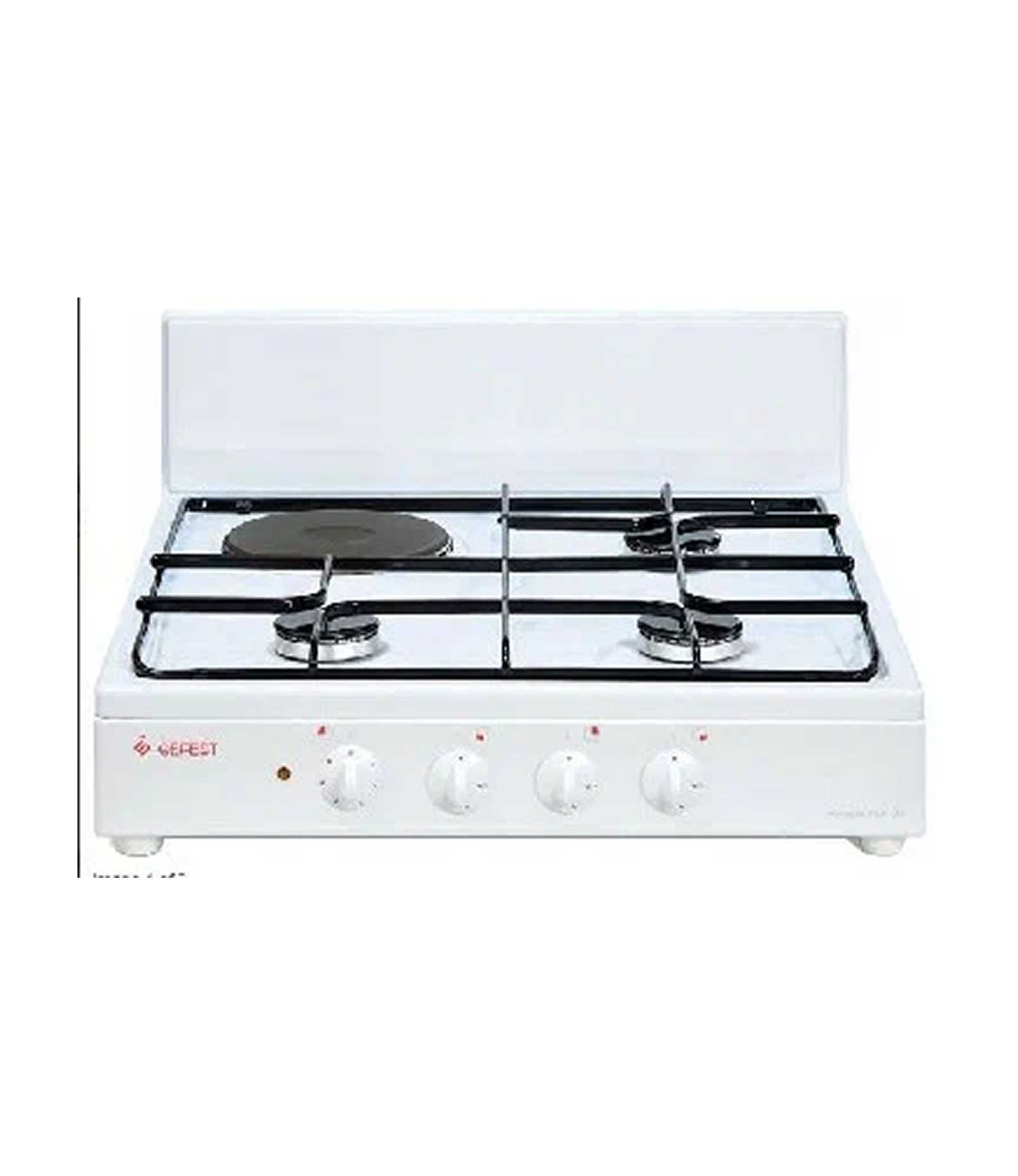 Газовая плита GEFEST 910-01, комбинированная, белая, ширина 50 см