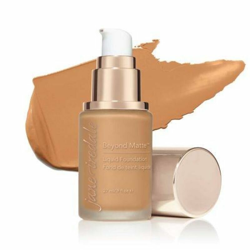 Jane Iredale, Тональная основа - флюид Beyond Matte, цвет М10 - средний/тёмный с золотисто-персиково-коричневатым подтоном, 27мл