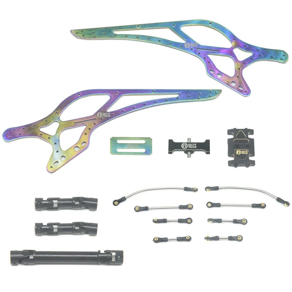Комплект шасси LCG из титанового сплава для Axial SCX24 1/24 Chassis set