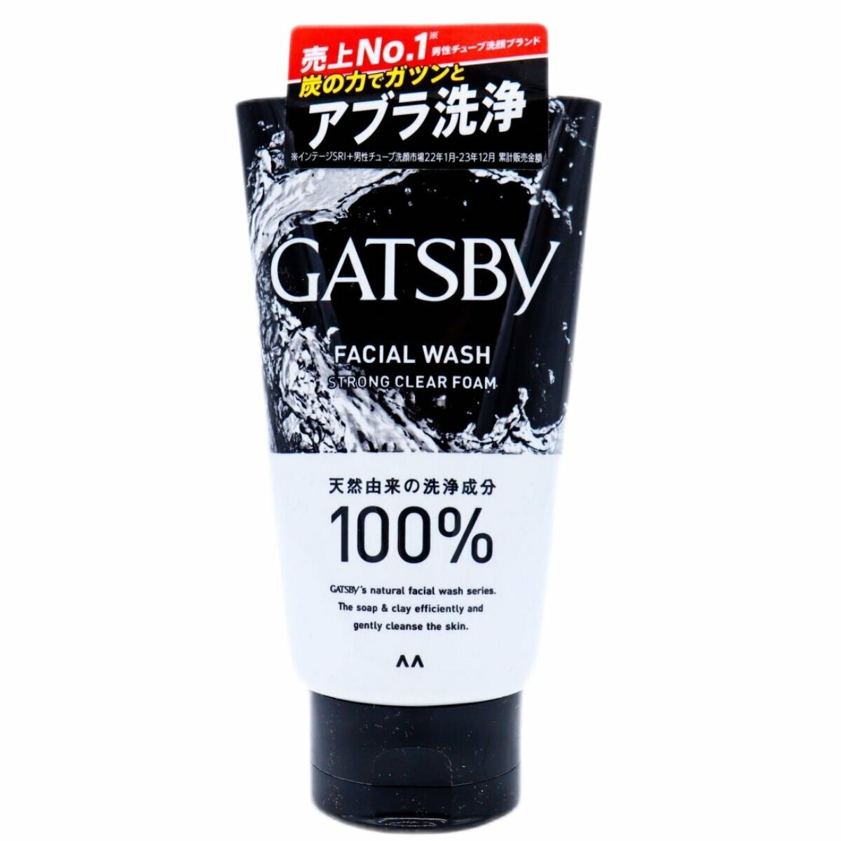Крем-пенка Mandom мужская, матирующая Men’s Gatsby Strong Clear Foam для умывания, 130 г