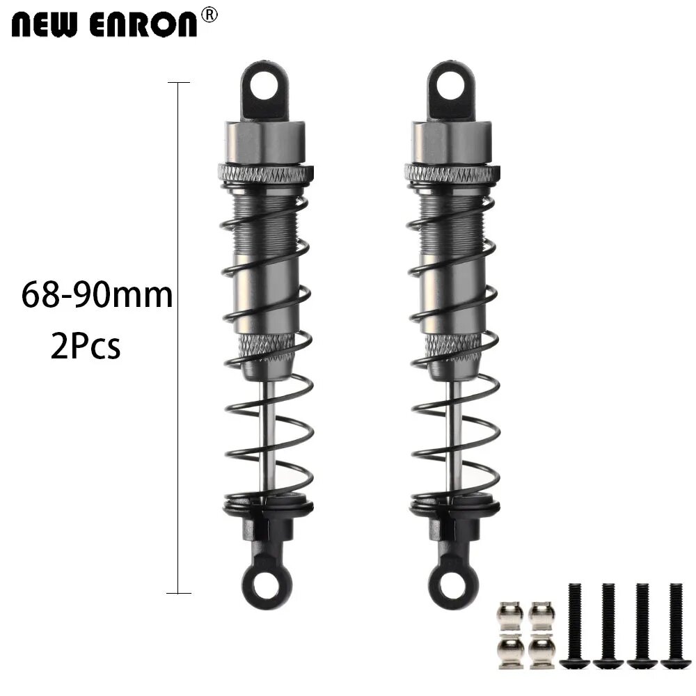 Амортизаторы ENRON 2 шт. 68-90 мм, Черный/GRAY 90MM