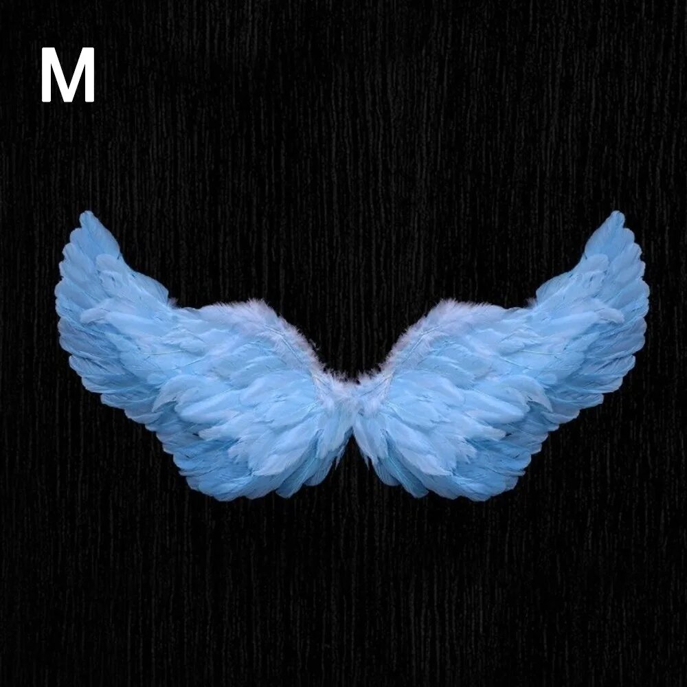 Крылья феи, полиэстер, многоцветные Голубой, Sky Blue-M