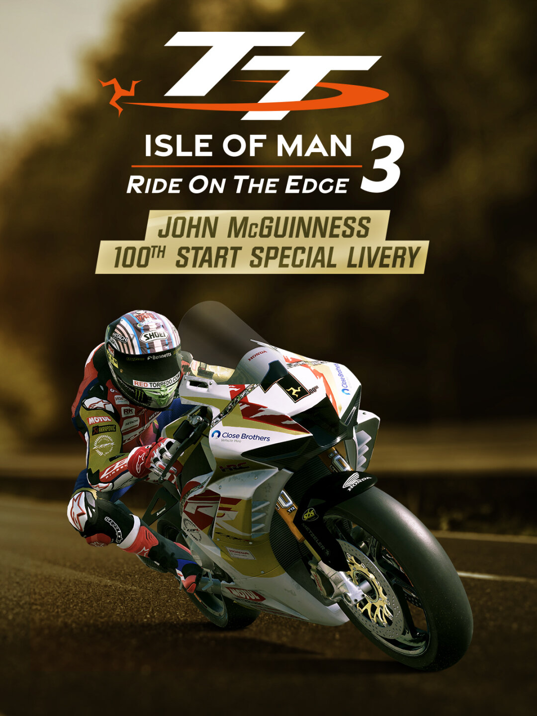 TT Isle Of Man 3 - John McGuinness 100th Start Livery