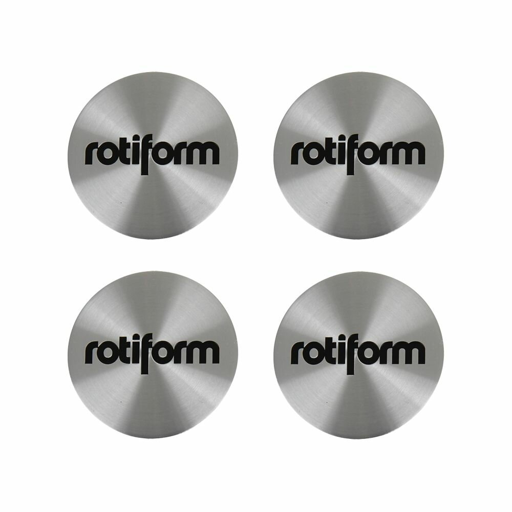 Наклейки Заглушки ступицы алюминия Наклейка на колпак ROTIFORM 50мм