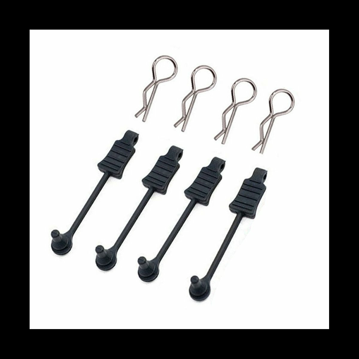 4 шт, резиновый фиксатор корпуса, фиксированная пряжка, замок AR390178 для ARRMA 1/7 Limitless Mojave 1/8 Typhon Kraton