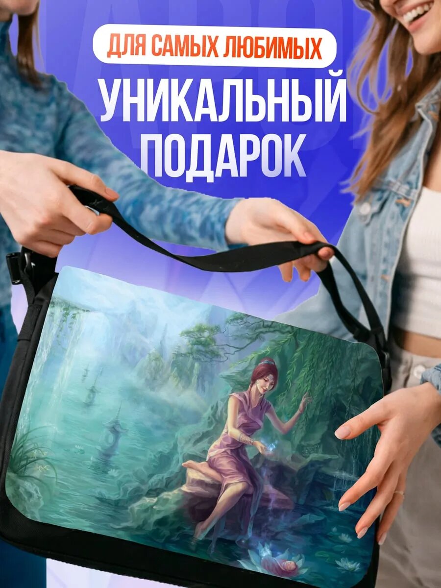 Сумка Девушка у водопада — фото 1