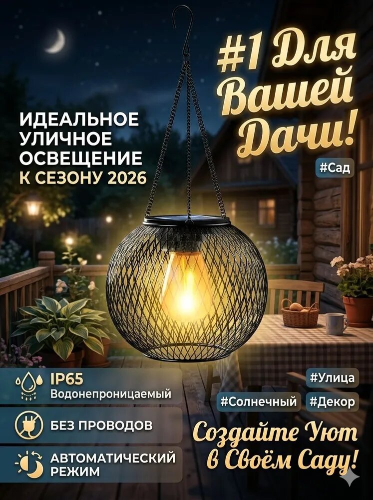 Уличный светильник, Без цоколя, количество ламп:1шт