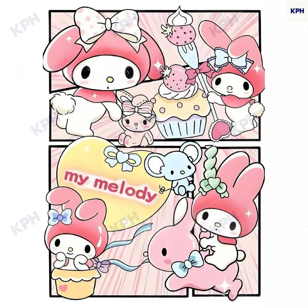 Пазл на 1000 деталей 70 50 см, My Melody, Sanrio, милый пазл для девочек