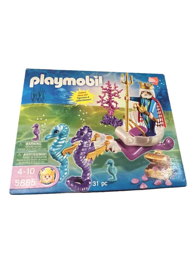 Playmobil-Мир Моби: Набор из Посейдона и морского конька-5885
