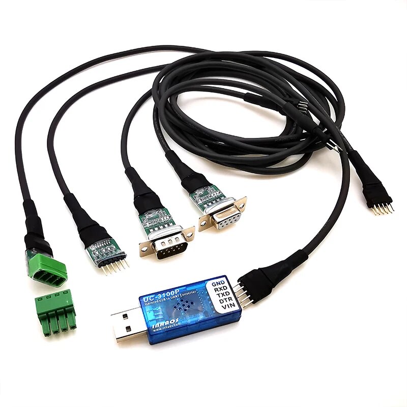 INHAOS UC-3100P USB-UART конвертер, комплект