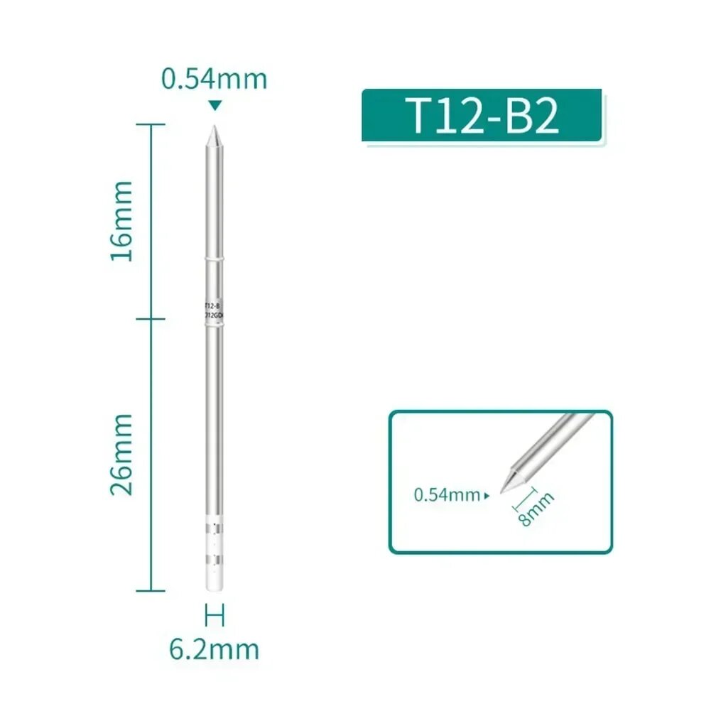 Сварочные наконечники DAZZLEEX T12 T12-B2