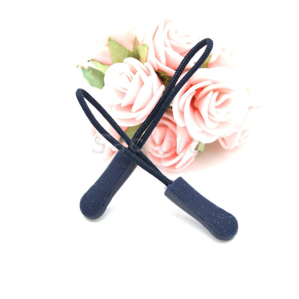 Бегунки для молнии черные Navy Blue